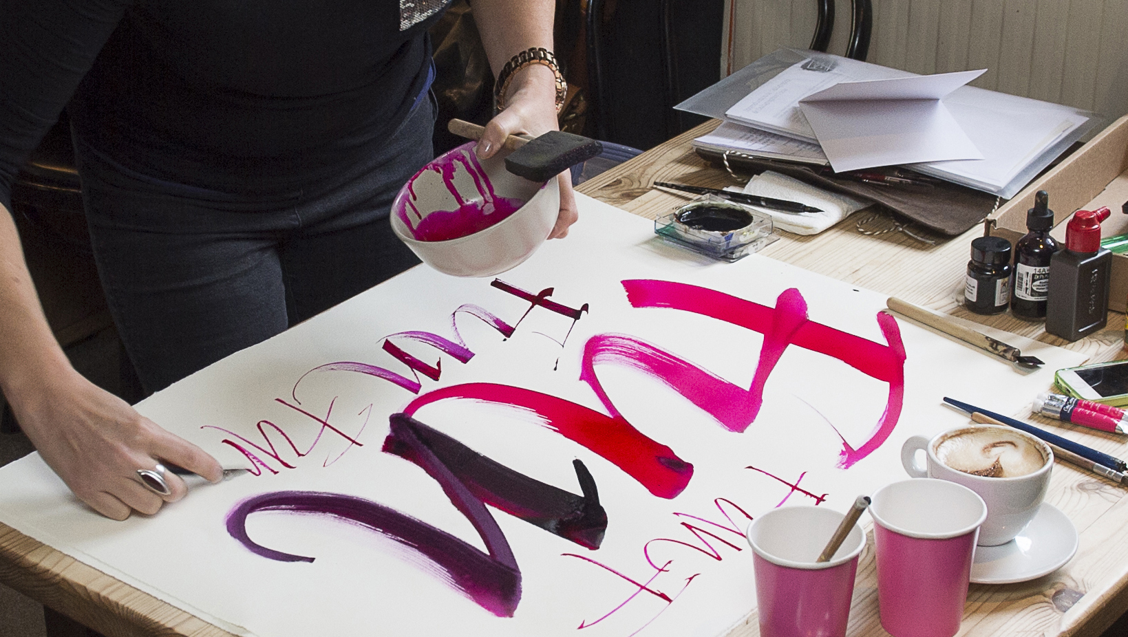 Contemporary Lettering Design - Chichester Open Studios