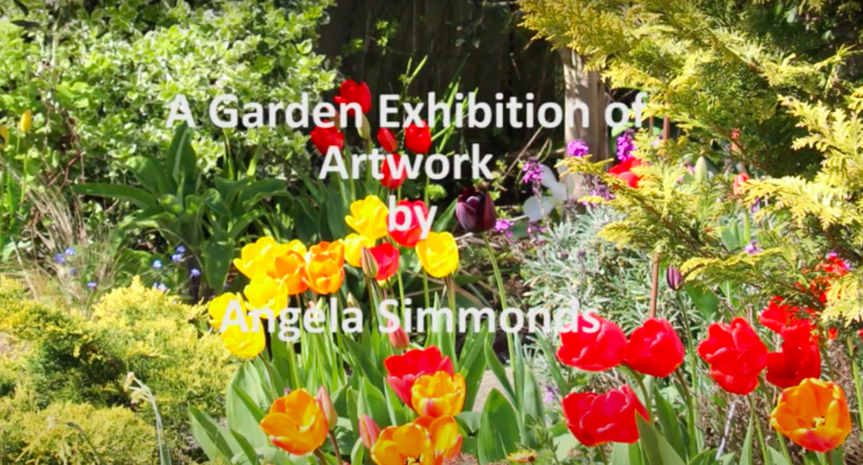 A Garden Exhibition of Artwork - Angela Simmonds 2020 Studio Interview ...